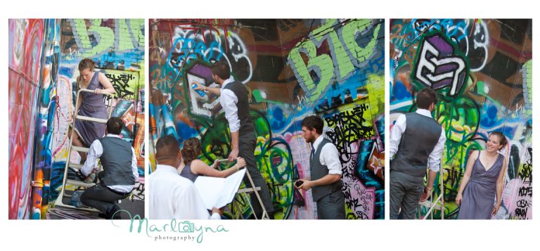 Ellen & Jon:: Graffiti Alley Load of Fun Arts Wedding, Baltimore MD ...