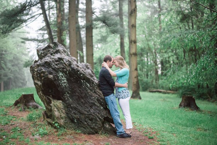Enjoying the Rain, Rachel & Frank's Engagement - Marlayna Photography