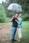 Enjoying the Rain, Rachel & Frank’s Engagement