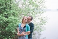 Enjoying the Rain, Rachel & Frank’s Engagement